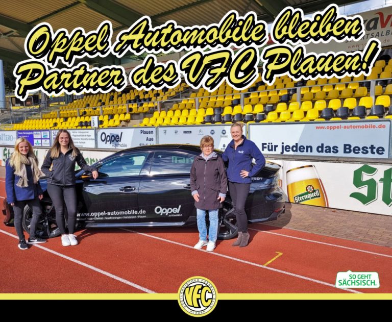 Oppel Automobile bleiben Partner des VFC Plauen – vfc-plauen.de
